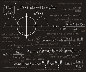 Mathematics background Royalty Free Vector Image