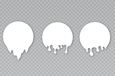Melted sticker Royalty Free Vector Image - VectorStock