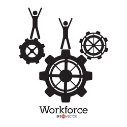 Workforce design Royalty Free Vector Image - VectorStock