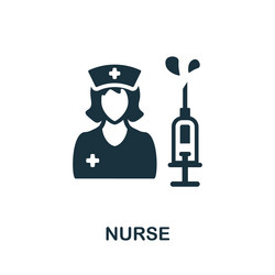 Nurse call icon simple from medical equipment Vector Image