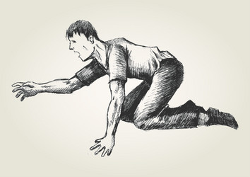 Man Crawling Vector Images (over 1,200)