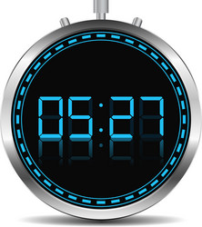Digital timer Royalty Free Vector Image - VectorStock
