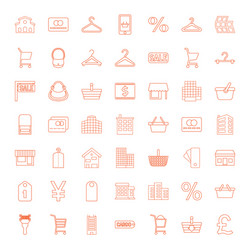 14 retail icons Royalty Free Vector Image - VectorStock