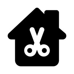 Haircut service available at home isolated Vector Image