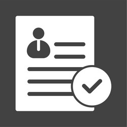 Valid user profile Royalty Free Vector Image - VectorStock