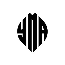 Yma logo letter design Royalty Free Vector Image