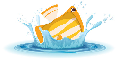 Fish Splash Vector Images (over 5,600)