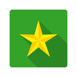 Star shape flashcard Royalty Free Vector Image