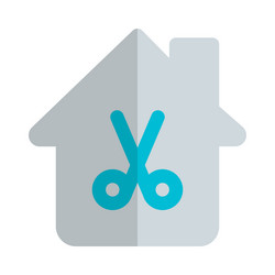 Haircut service available at home isolated Vector Image