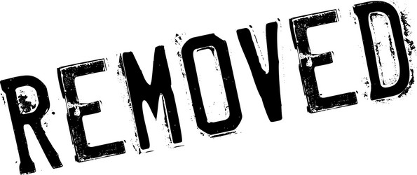 Removed rubber stamp Royalty Free Vector Image