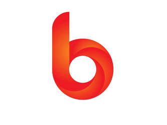 Digital b logo capital b logo brand creative b Vector Image