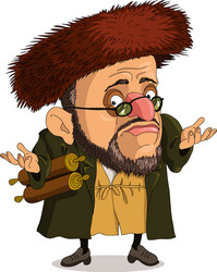 Funny jew Royalty Free Vector Image - VectorStock