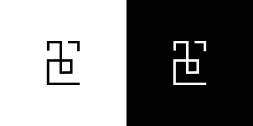 Modern and strong letter tw initials logo design Vector Image