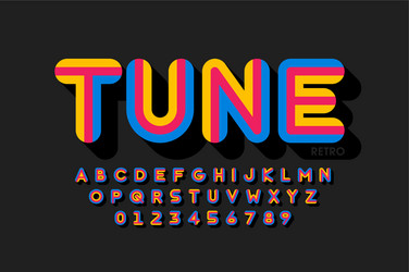 Retro Line Font Vector Images (over 27,000)