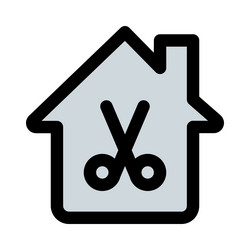 Haircut service available at home isolated Vector Image