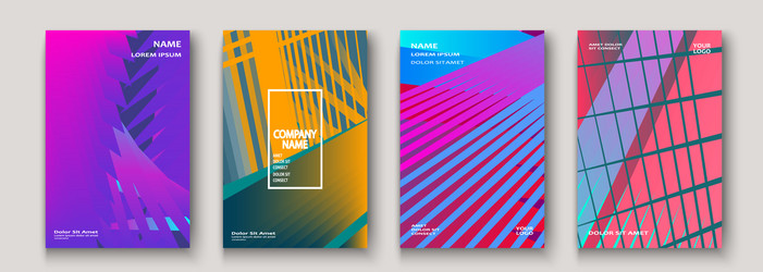 Minimal modern cover background design dynamic Vector Image