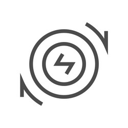 Electric engine icon Royalty Free Vector Image