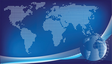 Global design background Royalty Free Vector Image