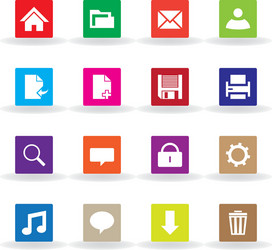 Web icons Royalty Free Vector Image - VectorStock