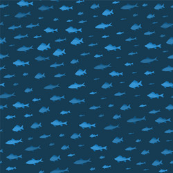 School of fish sea seamless pattern background Vector Image