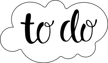 Homework - hand written sign for organized planner