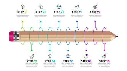 Infographic 10 Elements Vector Images (over 11,000)