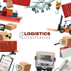 Logistics Poster Template Vector Images (over 1,100)