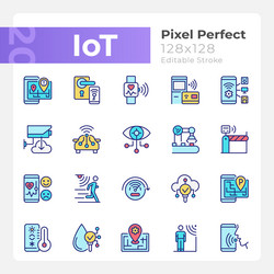 Programming language code script file icon set Vector Image