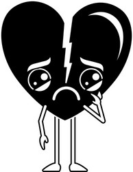 Heart Emoji Heartbreak Vector Images (46)