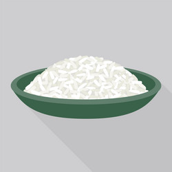 Healthy meal of rice Royalty Free Vector Image