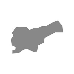 Zimbabwe gray map on white background Royalty Free Vector