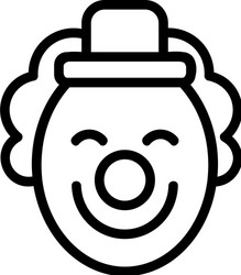 Clowns head collection Royalty Free Vector Image