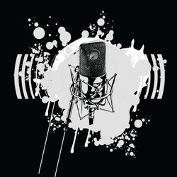 Graffiti Microphone Drawings