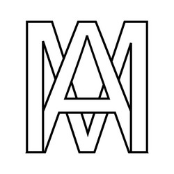 Interlaced Letter Logo Vector Images (over 520)