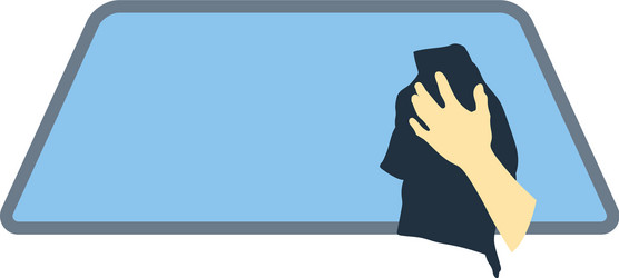 Wipe car window icon Royalty Free Vector Image