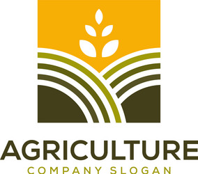 Agro farm logo design inspiration Royalty Free Vector Image