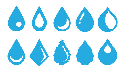 Water tap icon faucet symbol plumbing sign drip Vector Image