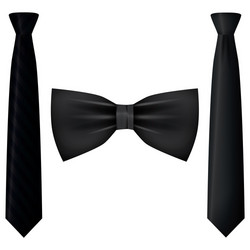 Graphic suit with bow tie Royalty Free Vector Image