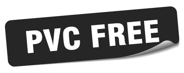 Pvc free sticker pvc free label Royalty Free Vector Image