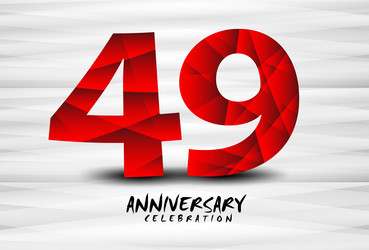 Number 49 Birthday Vector Images (over 360)
