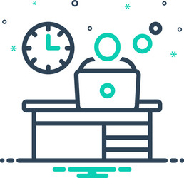 Man hour Royalty Free Vector Image - VectorStock