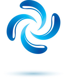 Global water circulation symbol for use Royalty Free Vector