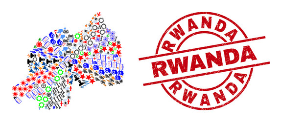 Rwandan Stamp Rwanda Vector Images (45)