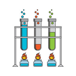 Science lab design Royalty Free Vector Image - VectorStock