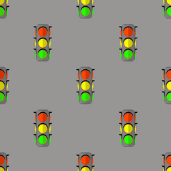 Yellow lamp seamless pattern Royalty Free Vector Image