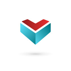 Heart Shaped V Vector Images (over 540)