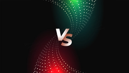 Comparison versus vs screen background template Vector Image