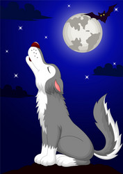 Blue Wolf Cartoon Vector Images (over 850)