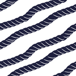 Navy blue marine rope knot seamless pattern Vector Image