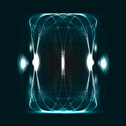 Abstract technology technical drawing shiny space Vector Image